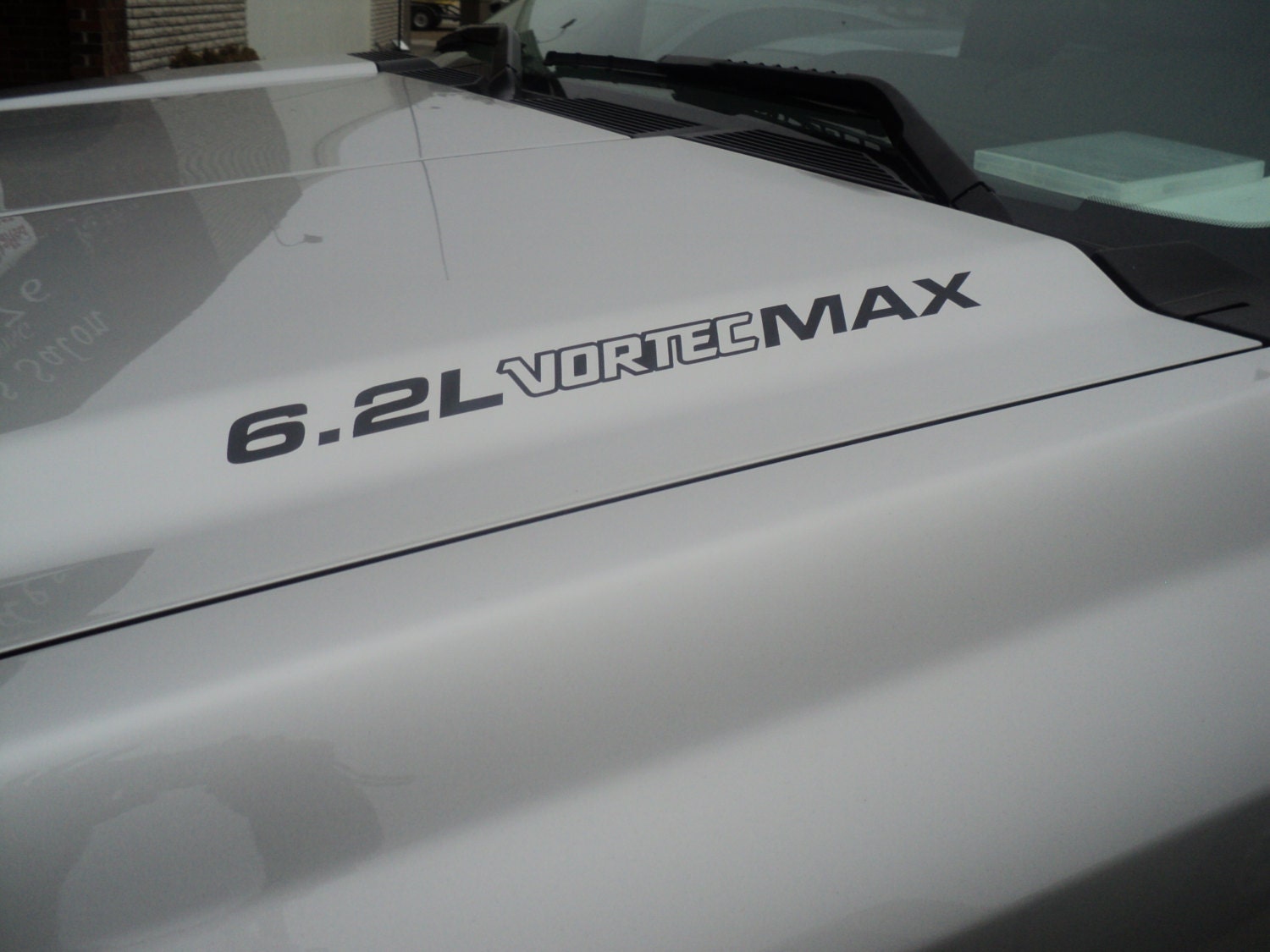 6.2L VORTEC MAX Hood Decals - Fits: Chevrolet Silverado GMC Sierra ...