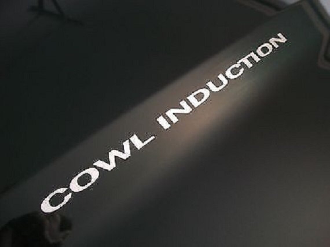COWL INDUCTION Hood Decals / Door Badges / Fender Stickers - Etsy