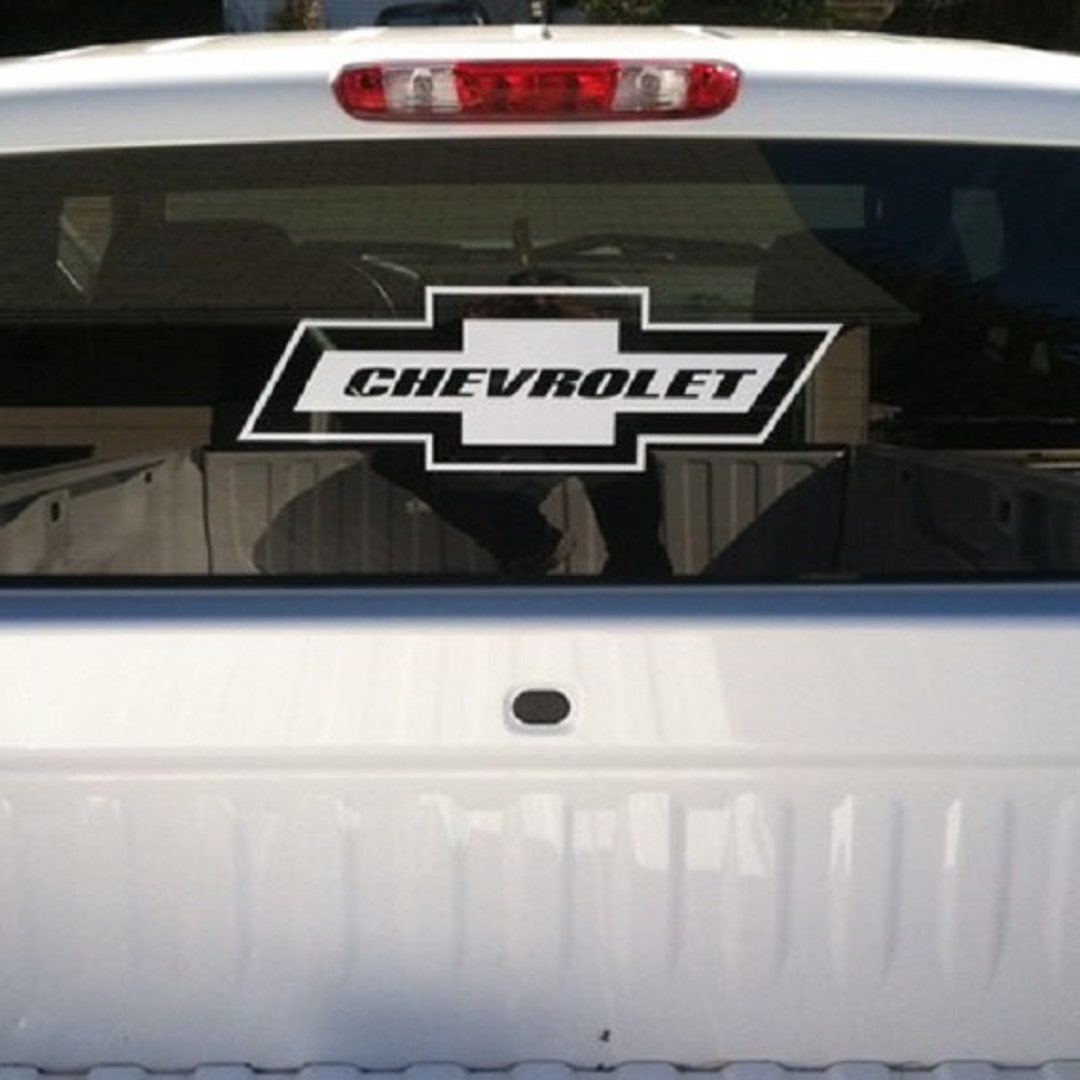 22 Inch Chevrolet Window Decal - Your Choice of Color - Etsy