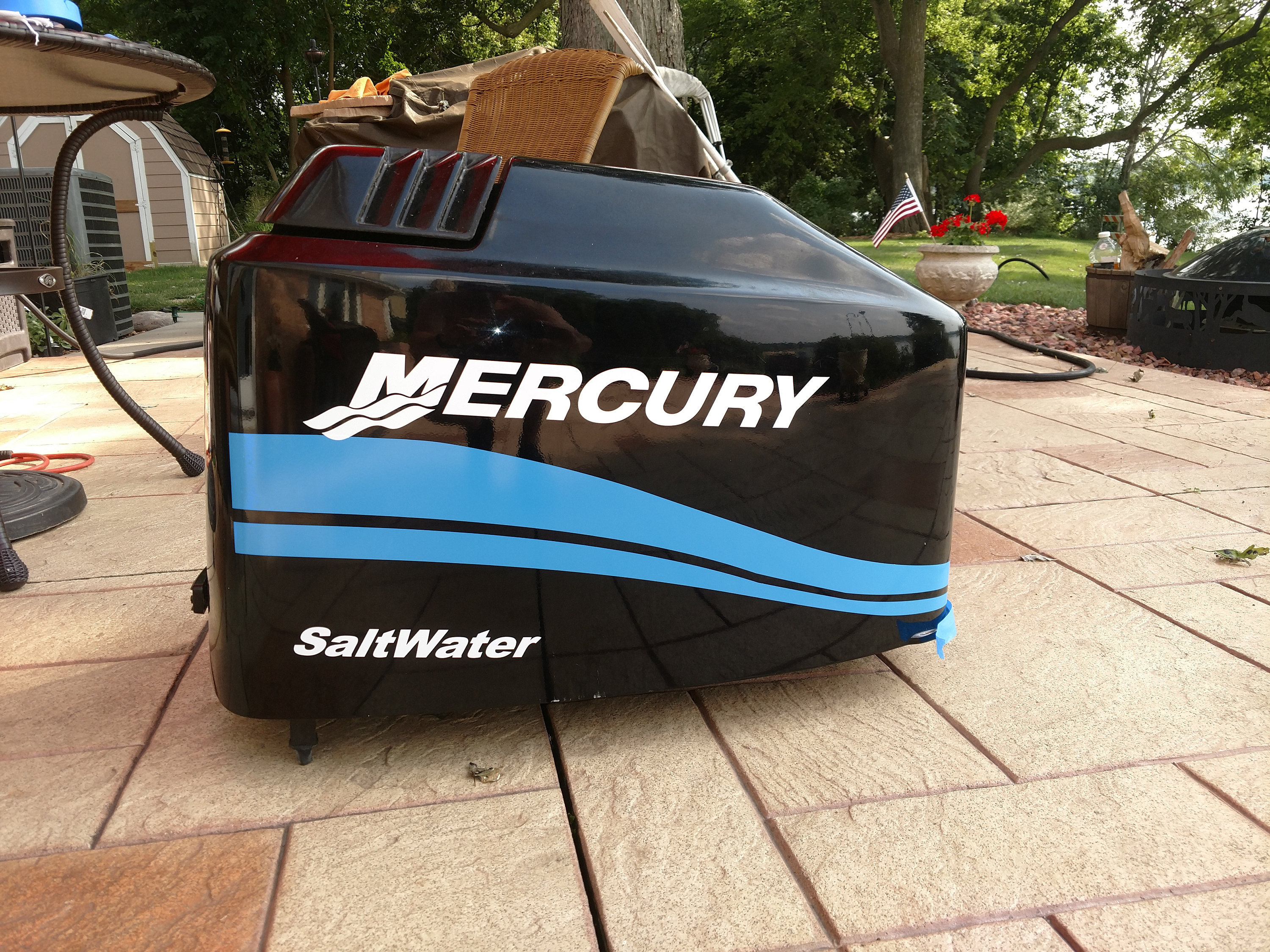 MERCURY Boat Motor Cowl DECAL Replacement Set Your | Etsy