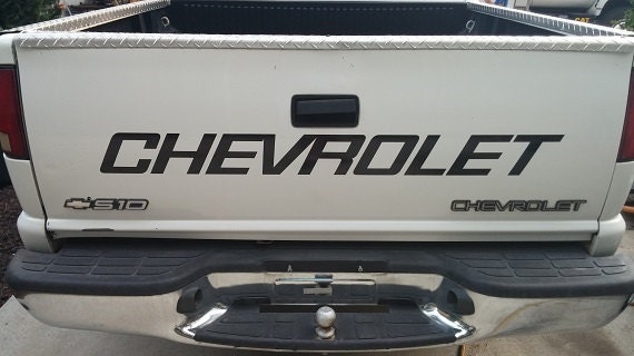 Chevrolet S-10 Chevy S10 Tailgate Decal "solid Color" +your Choice of ...