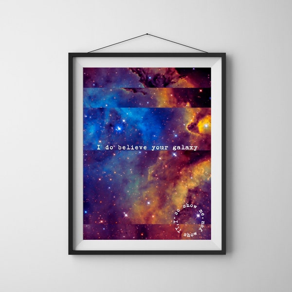 Galaxy Art Print - Etsy