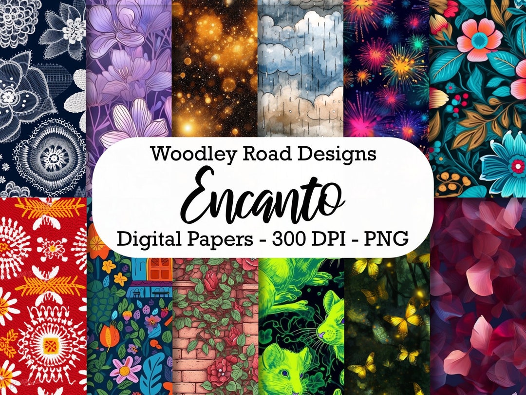 Encanto Digital Seamless Papers / Disney Inspired / Download Printable ...