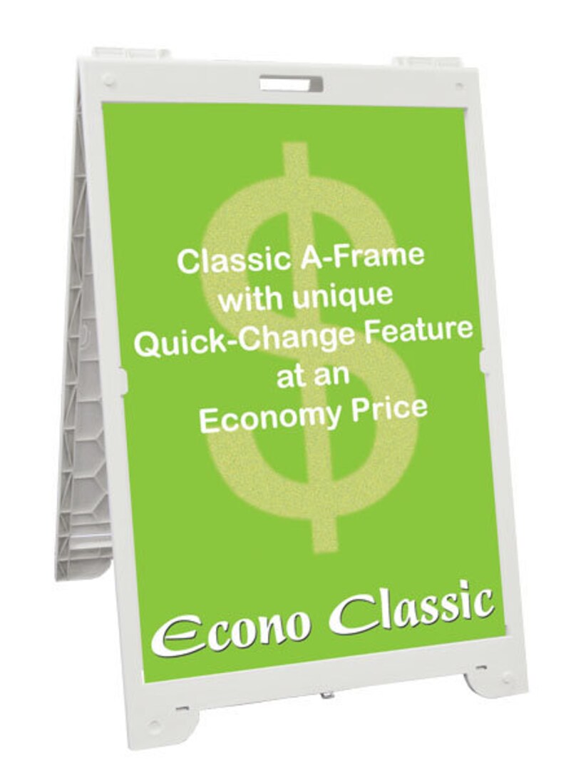 Custom A Frame Yard or Business Sign, Sandwich Sidewalk Sign, One or ...