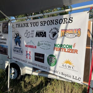 Personalized Sponsor Appreciation Banner: Custom Display Sign for ...