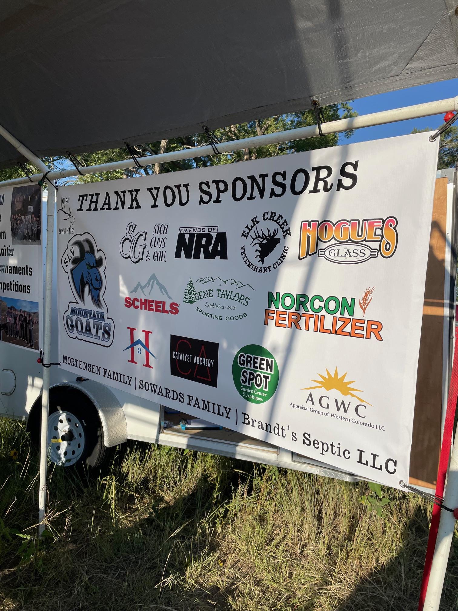 Personalized Sponsor Appreciation Banner: Custom Display Sign for ...