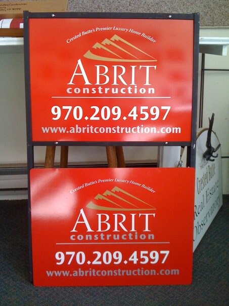 Construction or Real Estate Sign Plastic or Metal Sign in - Etsy