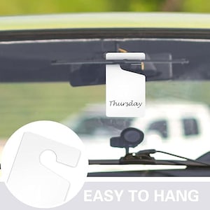 Custom Car Parking Permit Hang Tag for Rear View Mirror, 3x5 Inch - Etsy