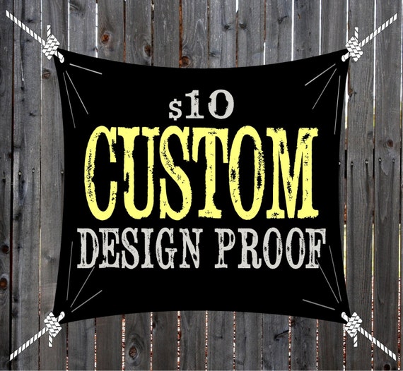 Custom Design Proof for Your Banner Yard Sign or Stickers - Etsy