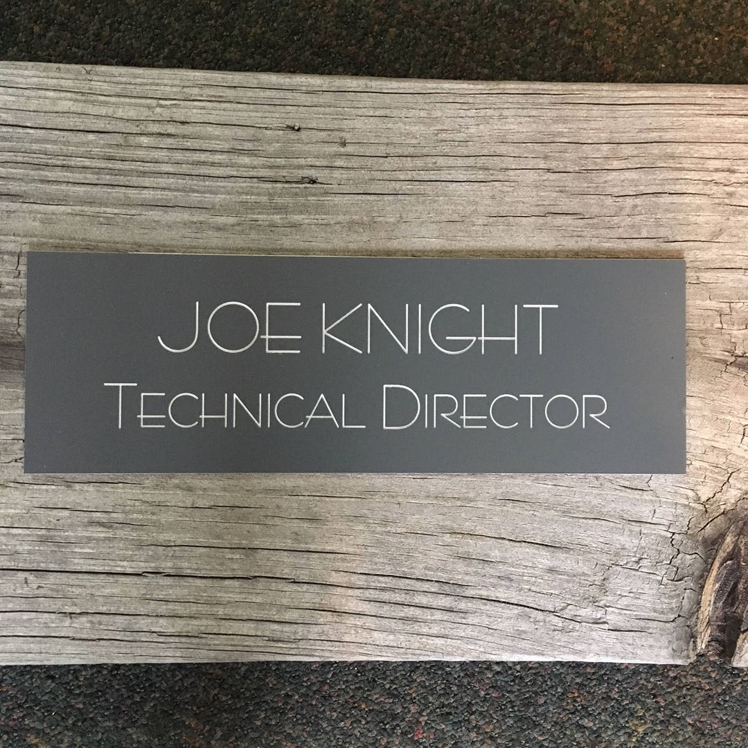 Personalized Name Plate, Office Name Sign, Interior Sign, Engraved ...