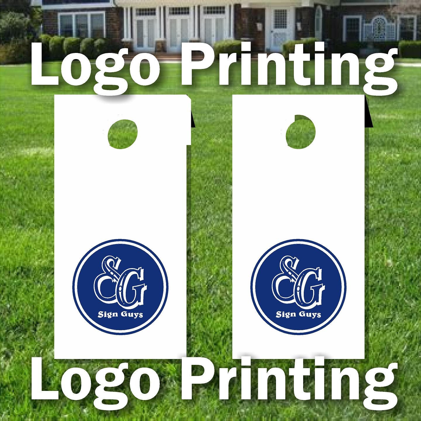 Set of Two Custom Logos for Cornhole Boards Printing of 2 - Etsy