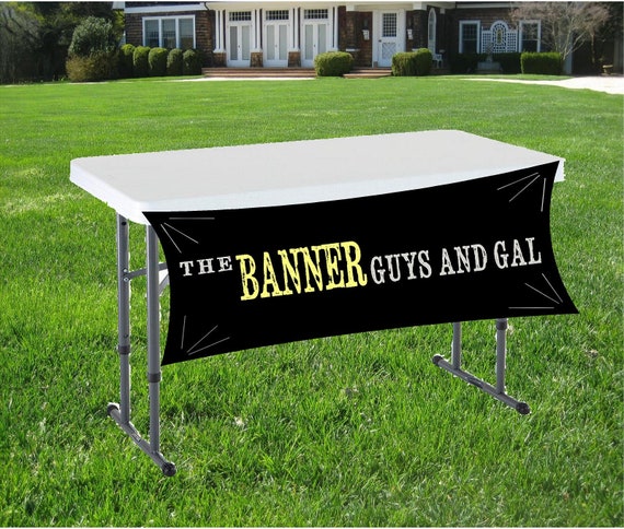 Custom Table Banner For Trade Show Craft Show Or Event Your Etsy