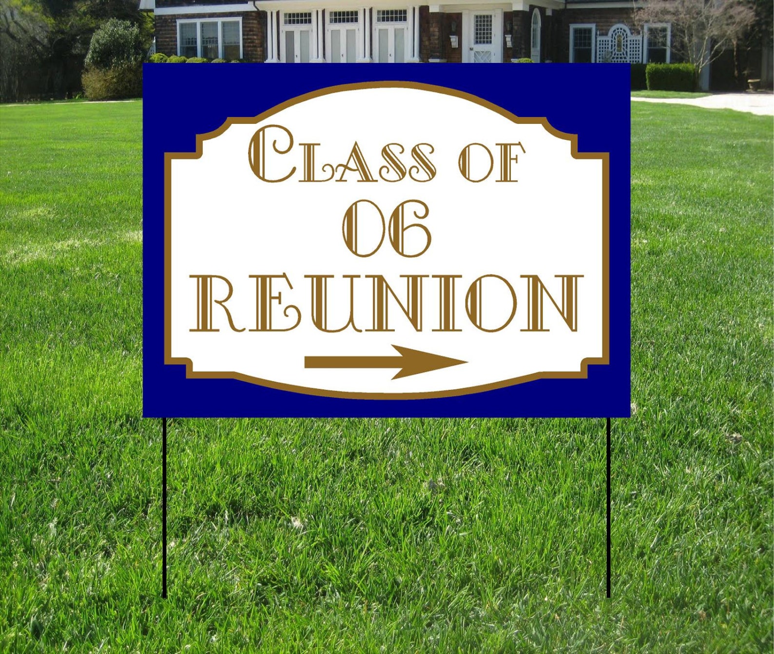 Class Reunion Yard Signs, Event Yard Sign, Custom Bag Yard Signs - Etsy