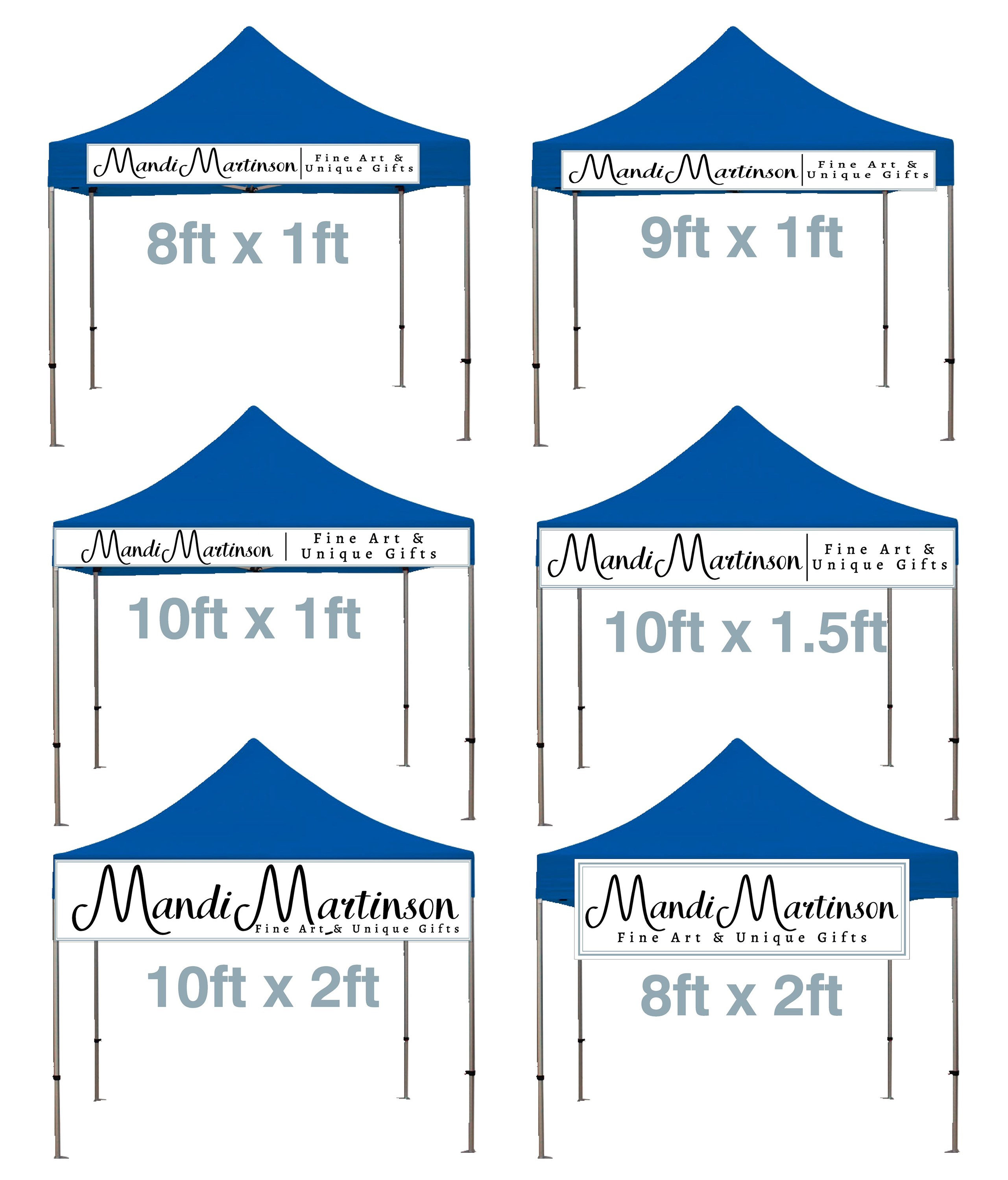 Custom Tent Banner for Trade Show Craft Show or Event Sign - Etsy