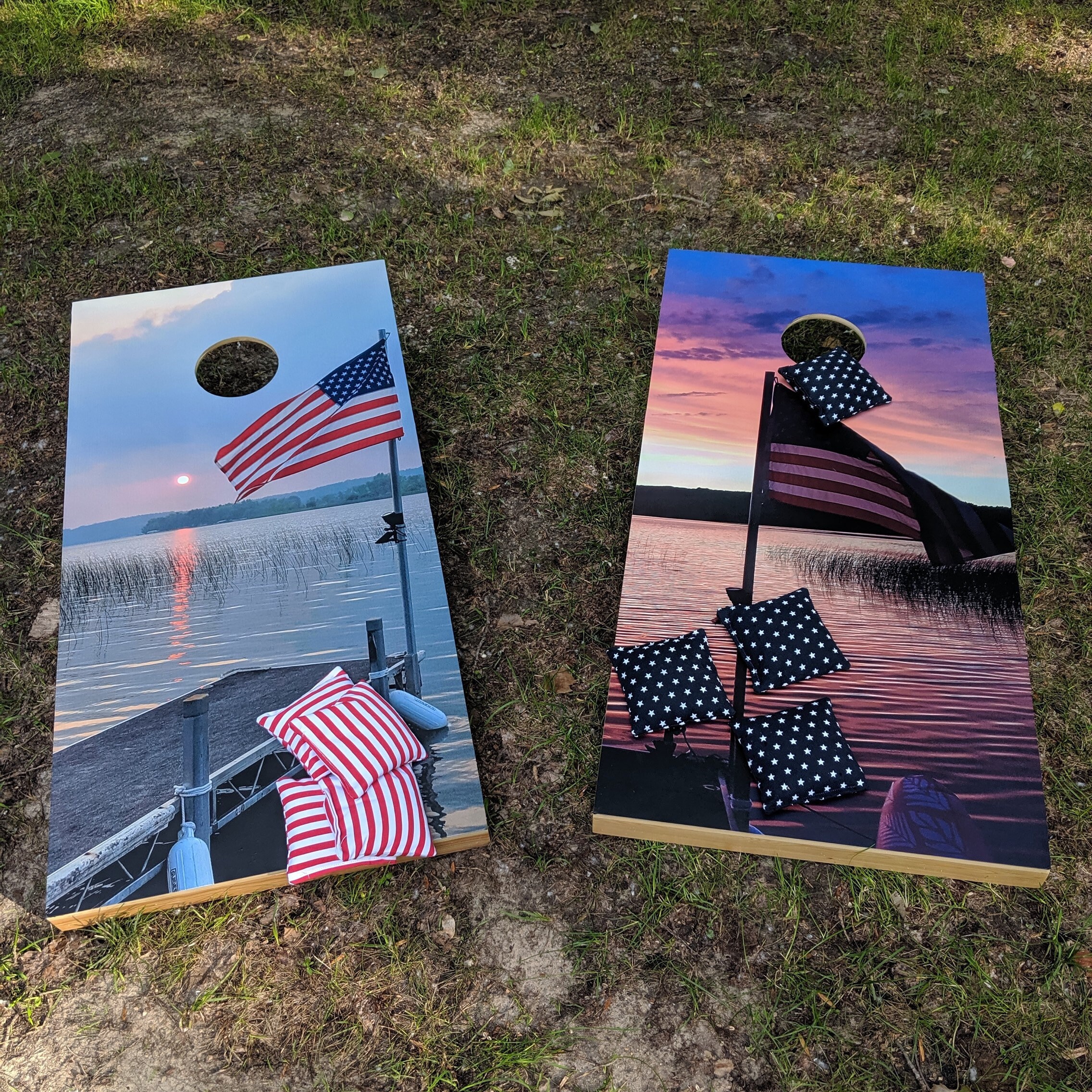 Custom Design & Personalized Cornhole Board Decal Wraps | Etsy