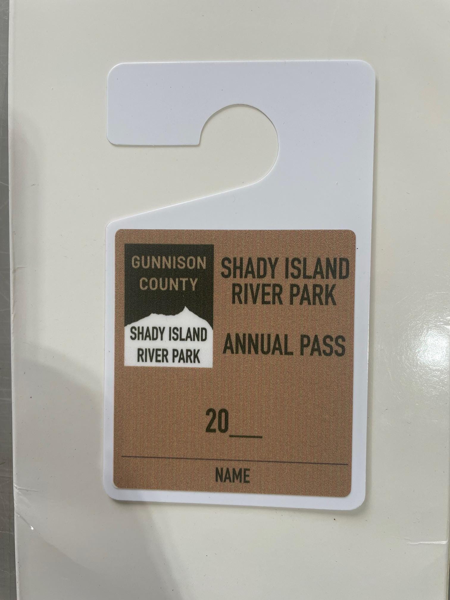 Custom Car Parking Permit Hang Tag for Rear View Mirror, 3x5 Inch - Etsy