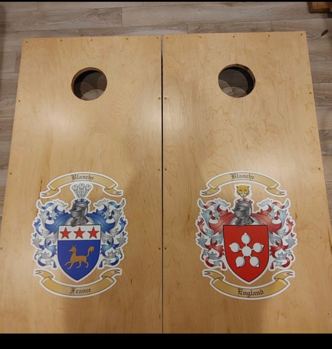 Set of Two Custom Logos for Cornhole Boards Printing of 2 - Etsy