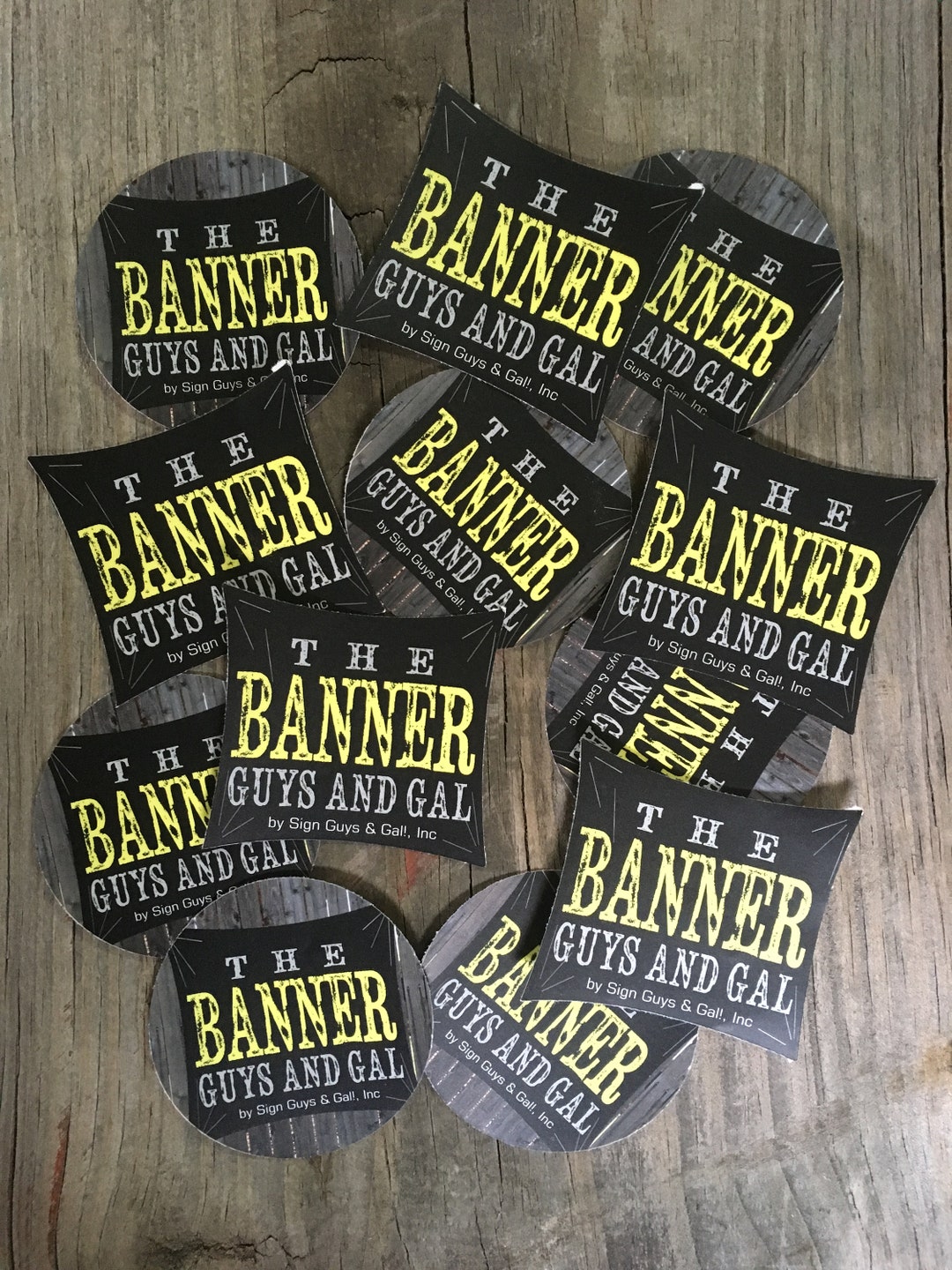 100 Custom Event Stickers, Waterproof Outdoor Stickers, Company Logo ...