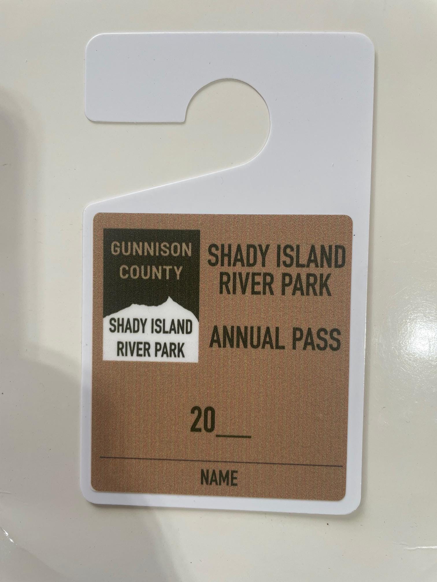 Custom Car Parking Permit Hang Tag for Rear View Mirror, 3x5 Inch - Etsy