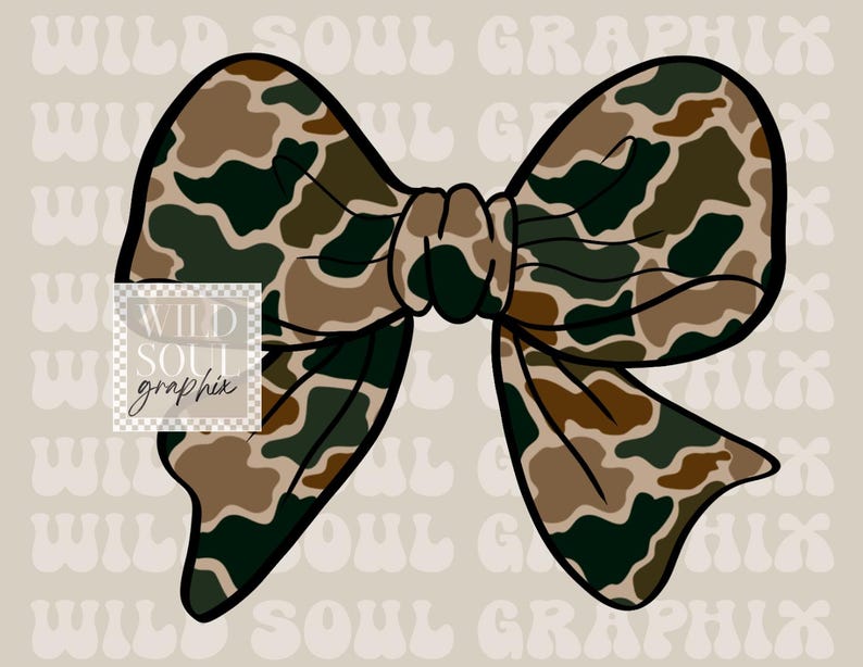 Camo Coquette Bow| Retro Camo Bow| Duck Camo| Camo Bow| Duck Camo - Etsy