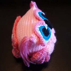 Crochet Pink Owl Plush, Personalized Owl, Amigurumi Owl, Cute Pink Owl ...