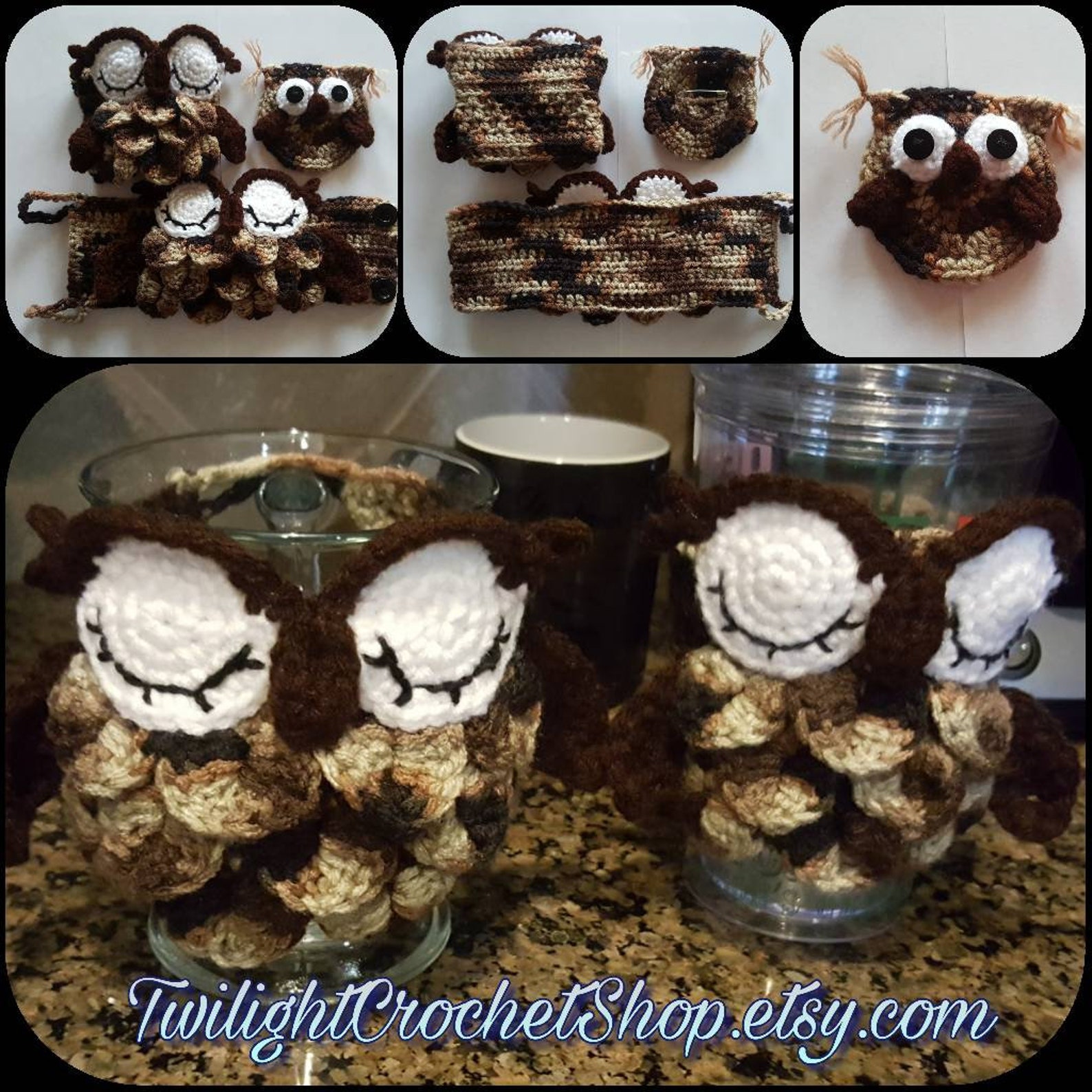 Brown Owl Gift Set, Teacher's Gift Set, Owl Mug Cover, Owl To-go Cup ...