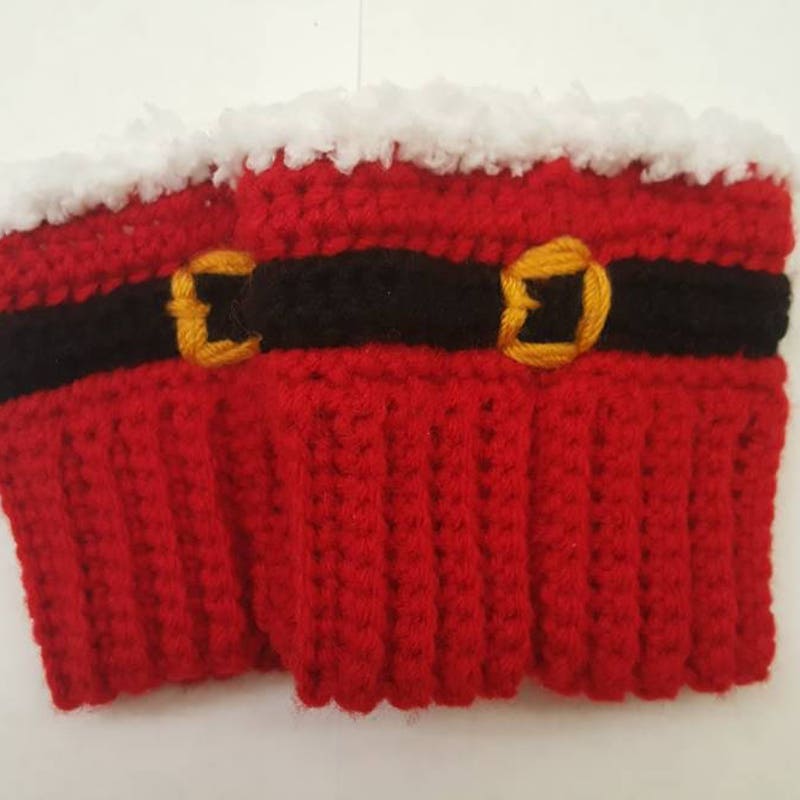 Santa Boot Cuffs - Etsy