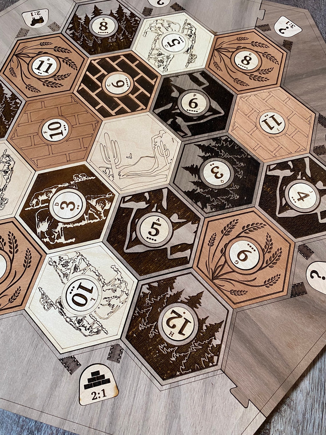 Custom Made Hexagon Gameboard Wooden Custom Game Board - Etsy