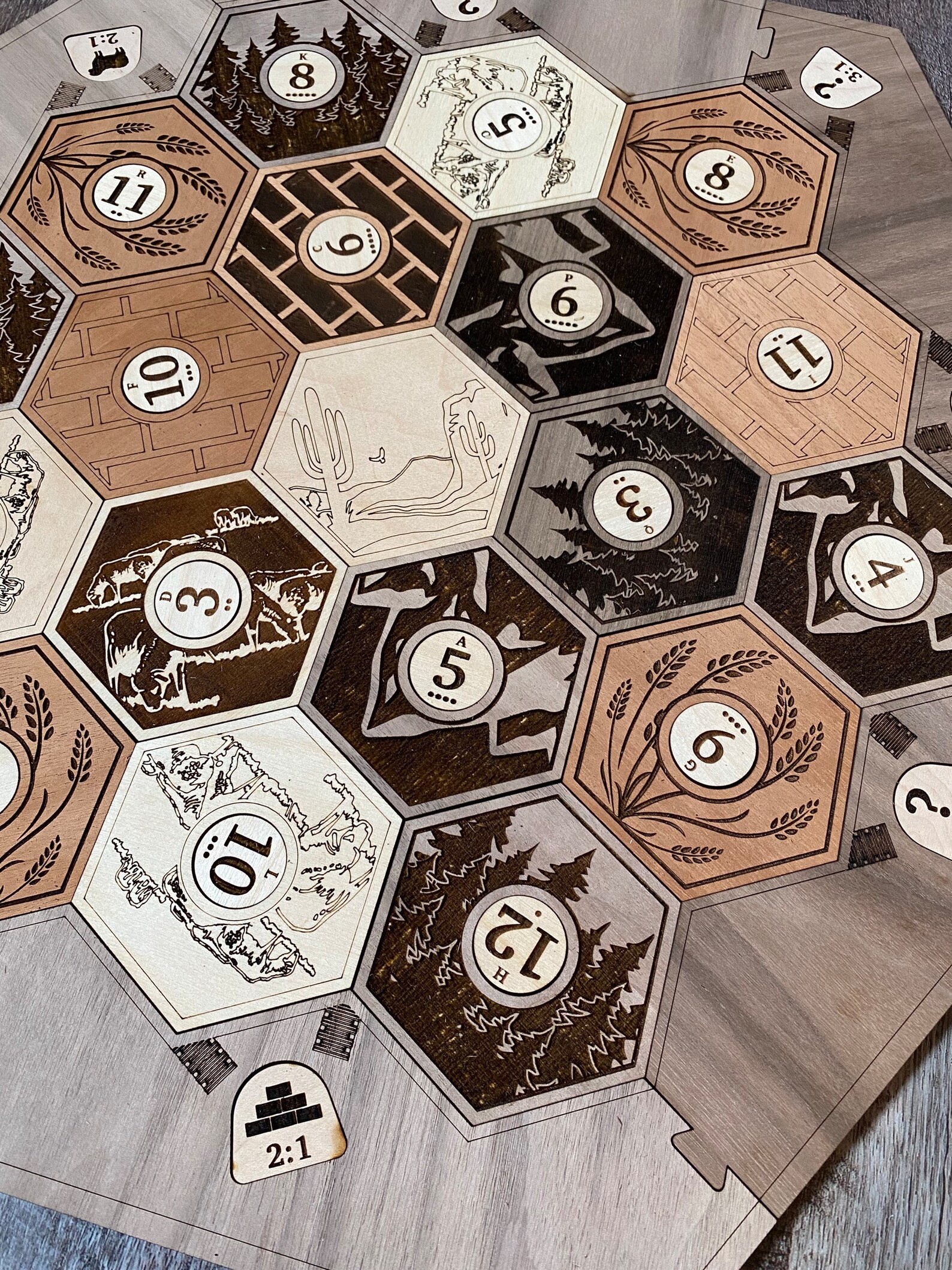Custom Made Hexagon Gameboard Wooden Custom Game Board - Etsy
