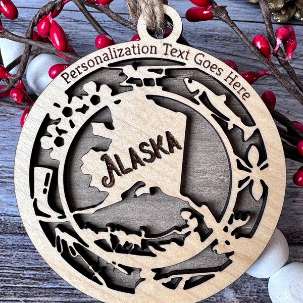 Alaska Ornament - Etsy