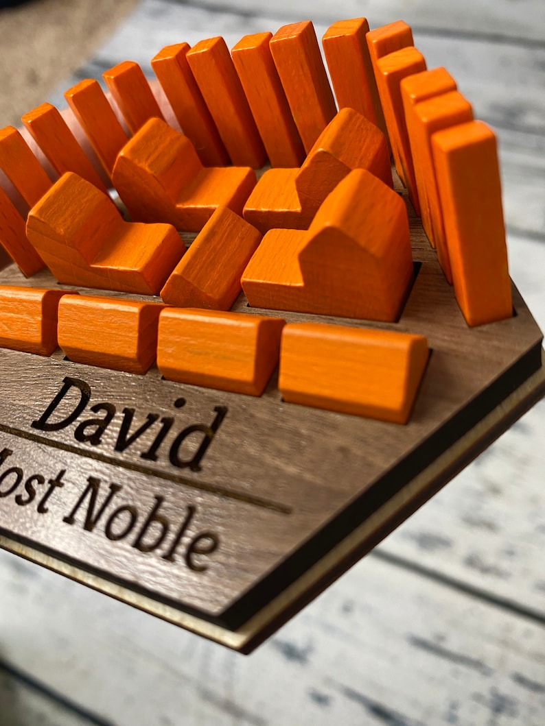 Personalized Game Piece Holders for Popular Game Board - Etsy