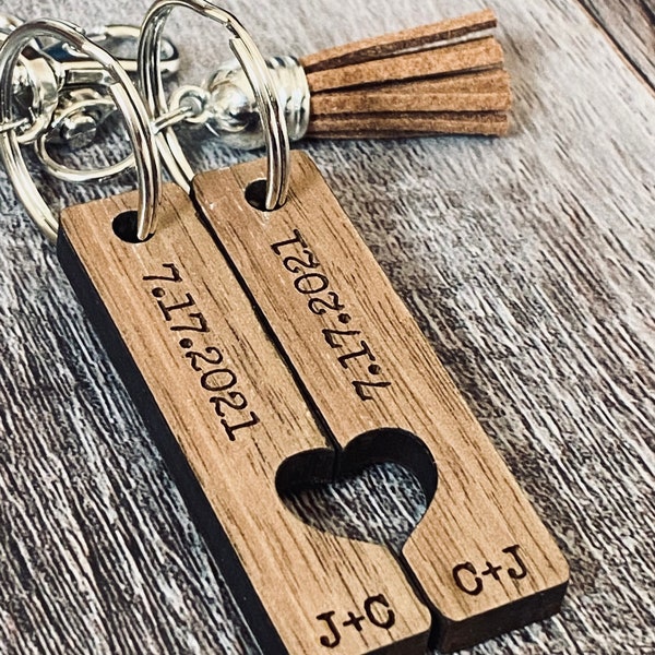 Anniversary Keychain - Etsy