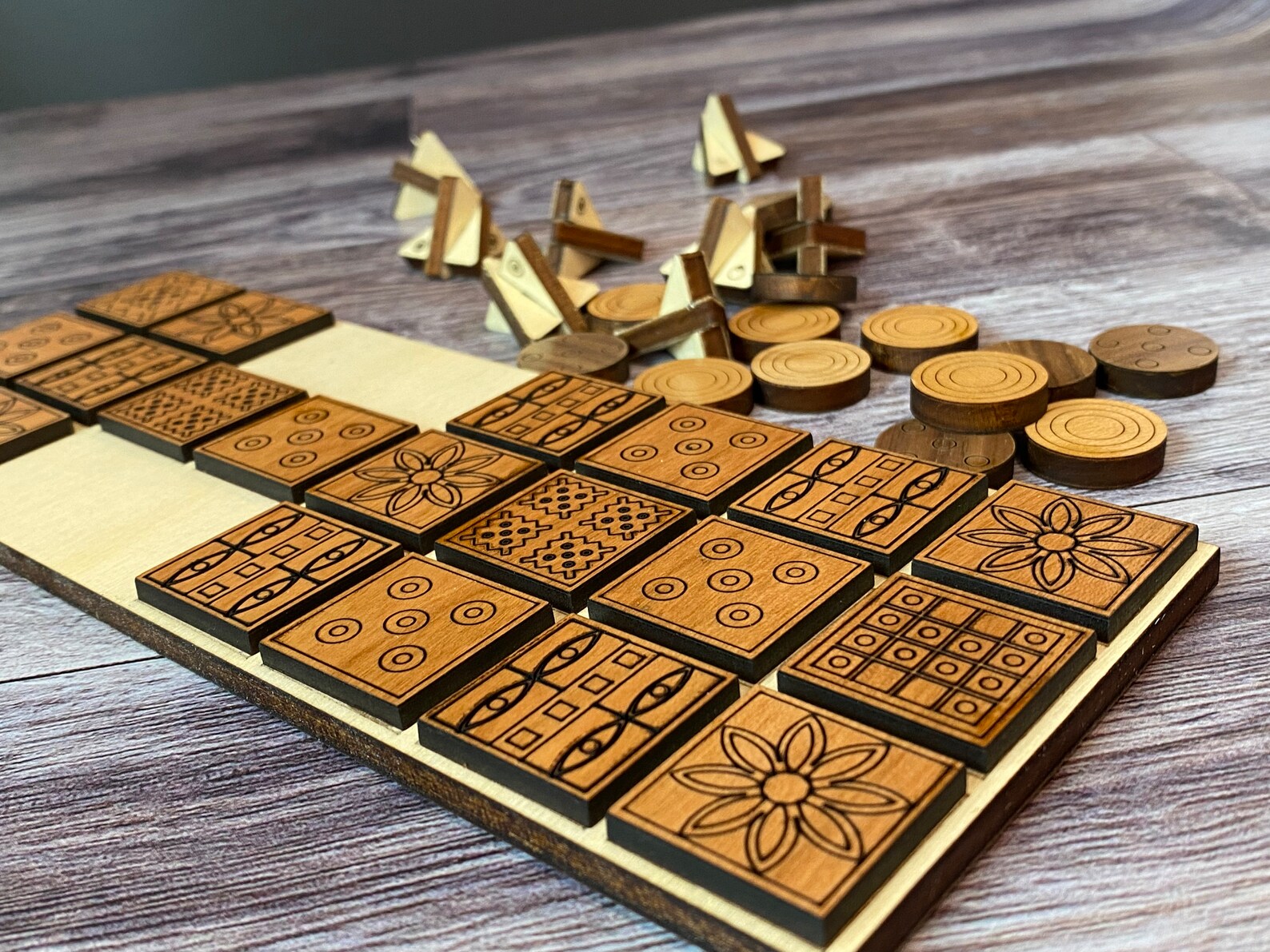 The Royal Game of UR A Game of Skill and Strategy From - Etsy