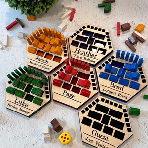 Personalized Game Piece Holder Organizer for Popular Game Board ...