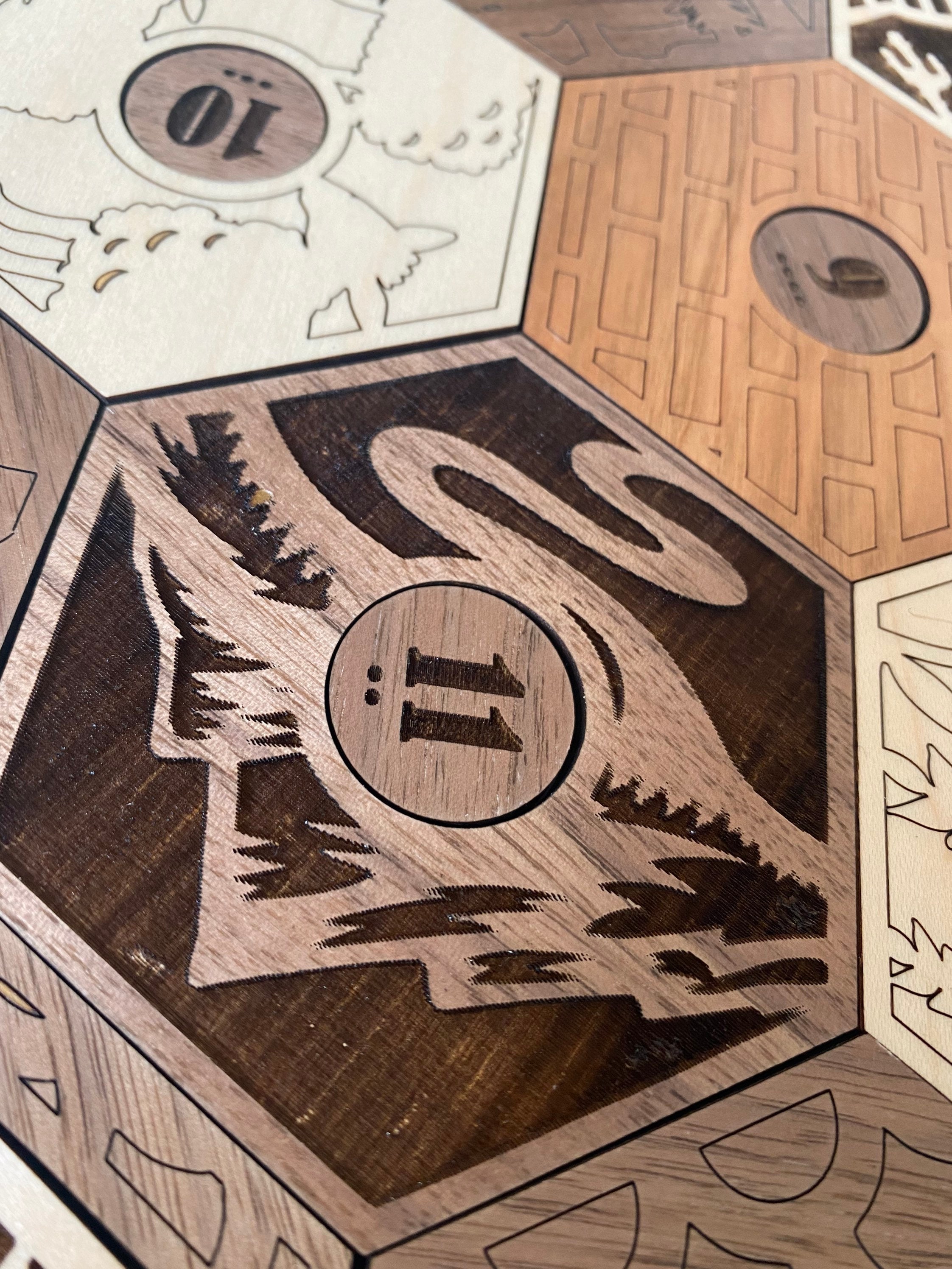 Elegant Custom Made Hexagon Gameboard Wooden Luxury Custom - Etsy