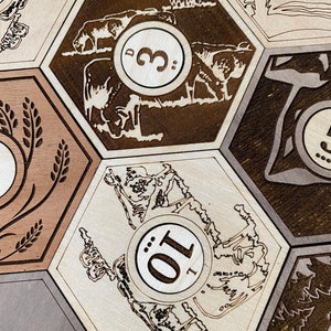 Custom Made Hexagon Gameboard Wooden Custom Game Board Handmade Laser ...
