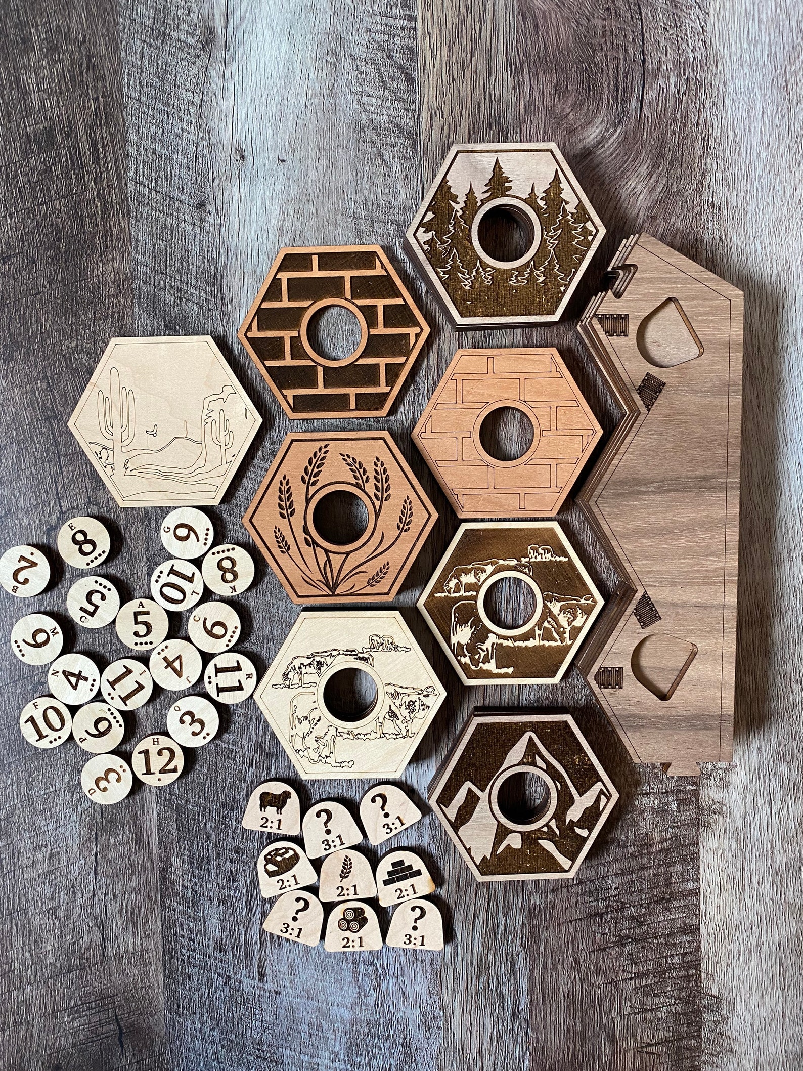 Custom Made Hexagon Gameboard Wooden Custom Game Board - Etsy