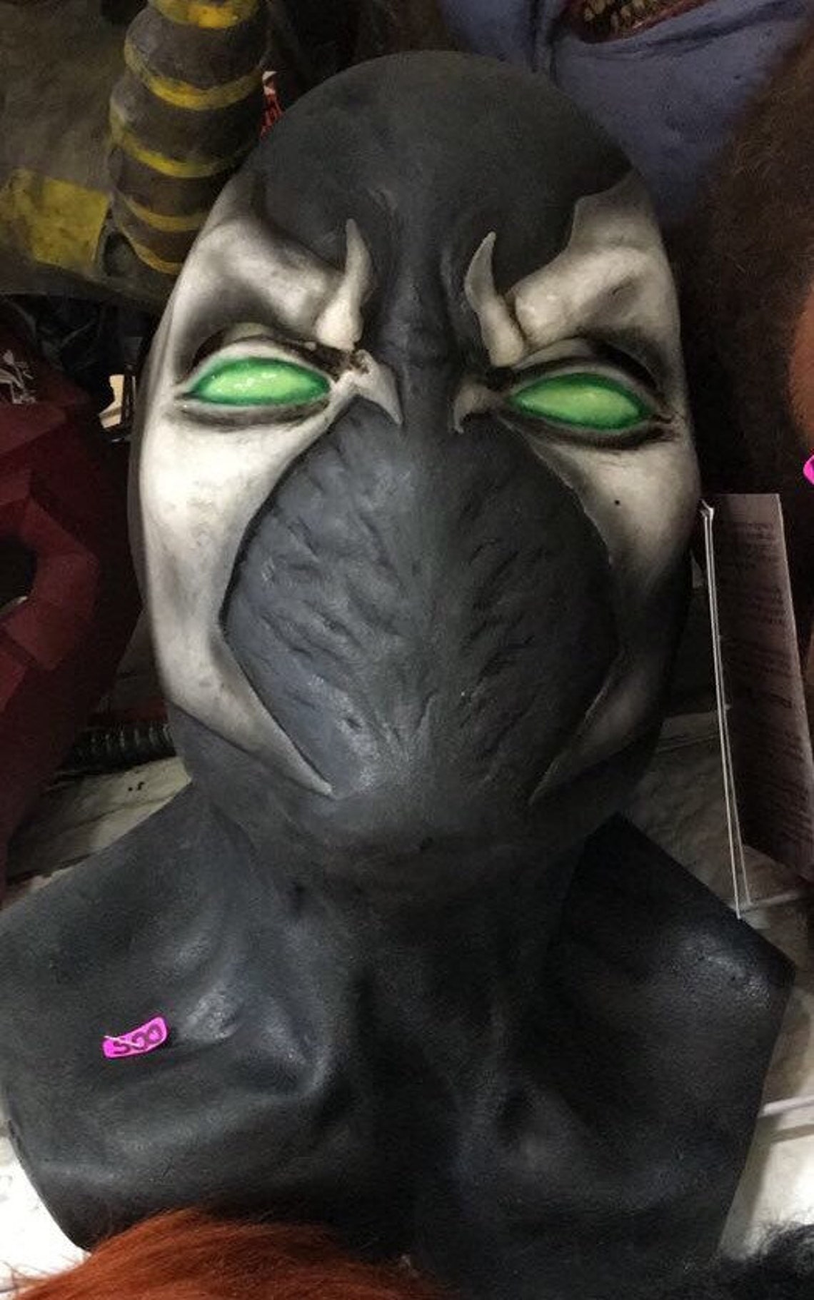 Spawn Latex Full Head Mask Cosplay Halloween Fancy Dress - Etsy Hong Kong