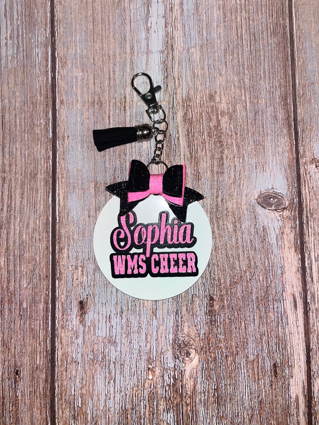 Personalized Bag Tag, Cheer, Sports, Custom Gifts for Teams/squads ...