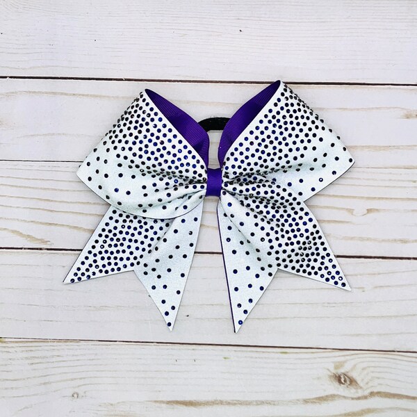 Rhinestone Cheer Bow - Etsy