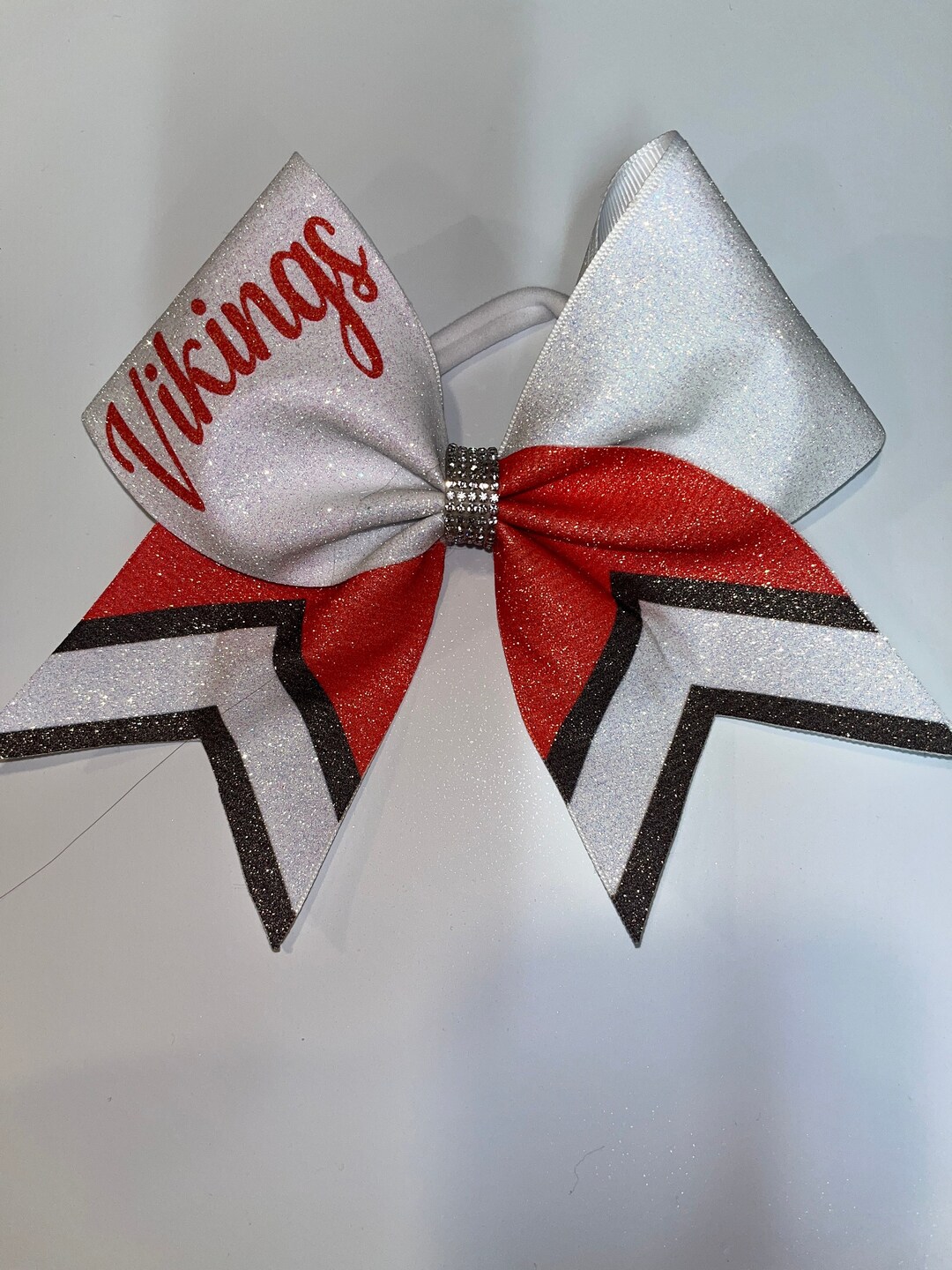 Double Color Glitter Personalized Cheer Bows Add a Name Squad - Etsy