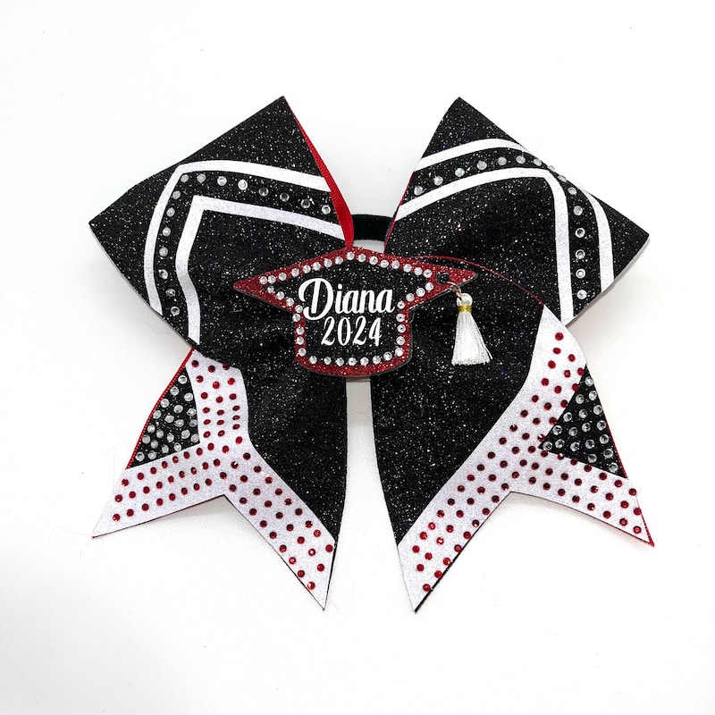 Grad Cap Cheer Bow - Etsy