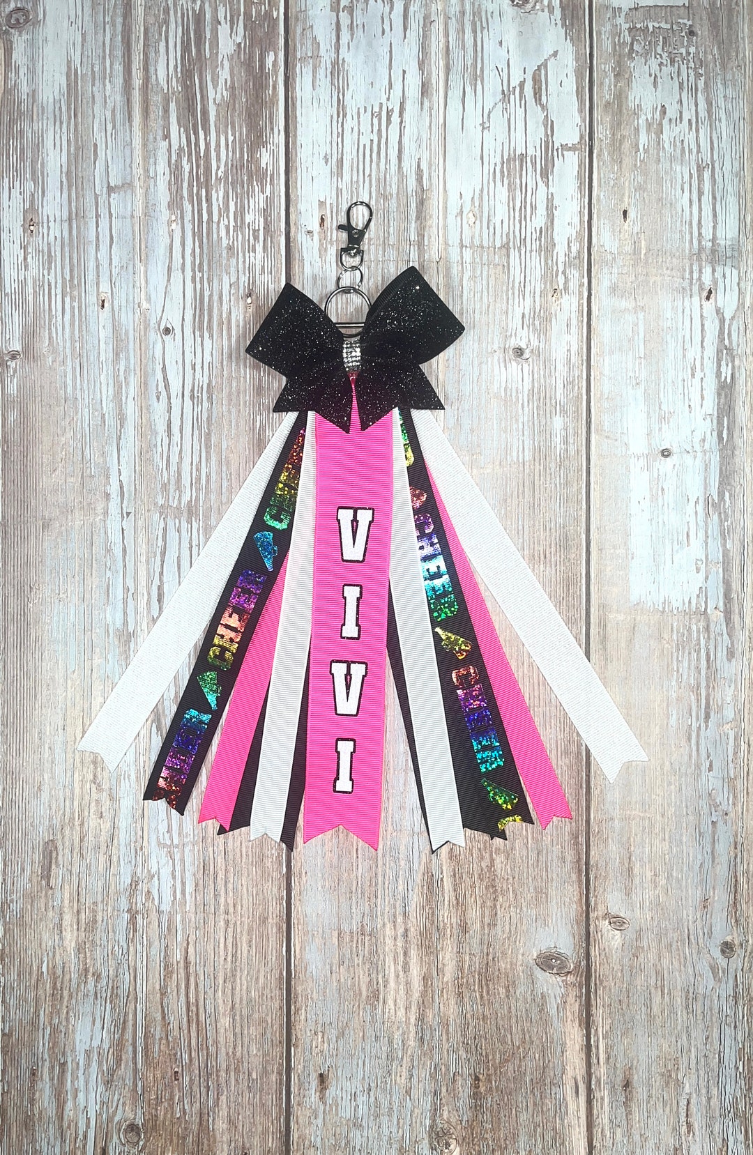 Multi-colored Customizable Streamer Keychain Bagtag, Bogg Bagtag - Etsy