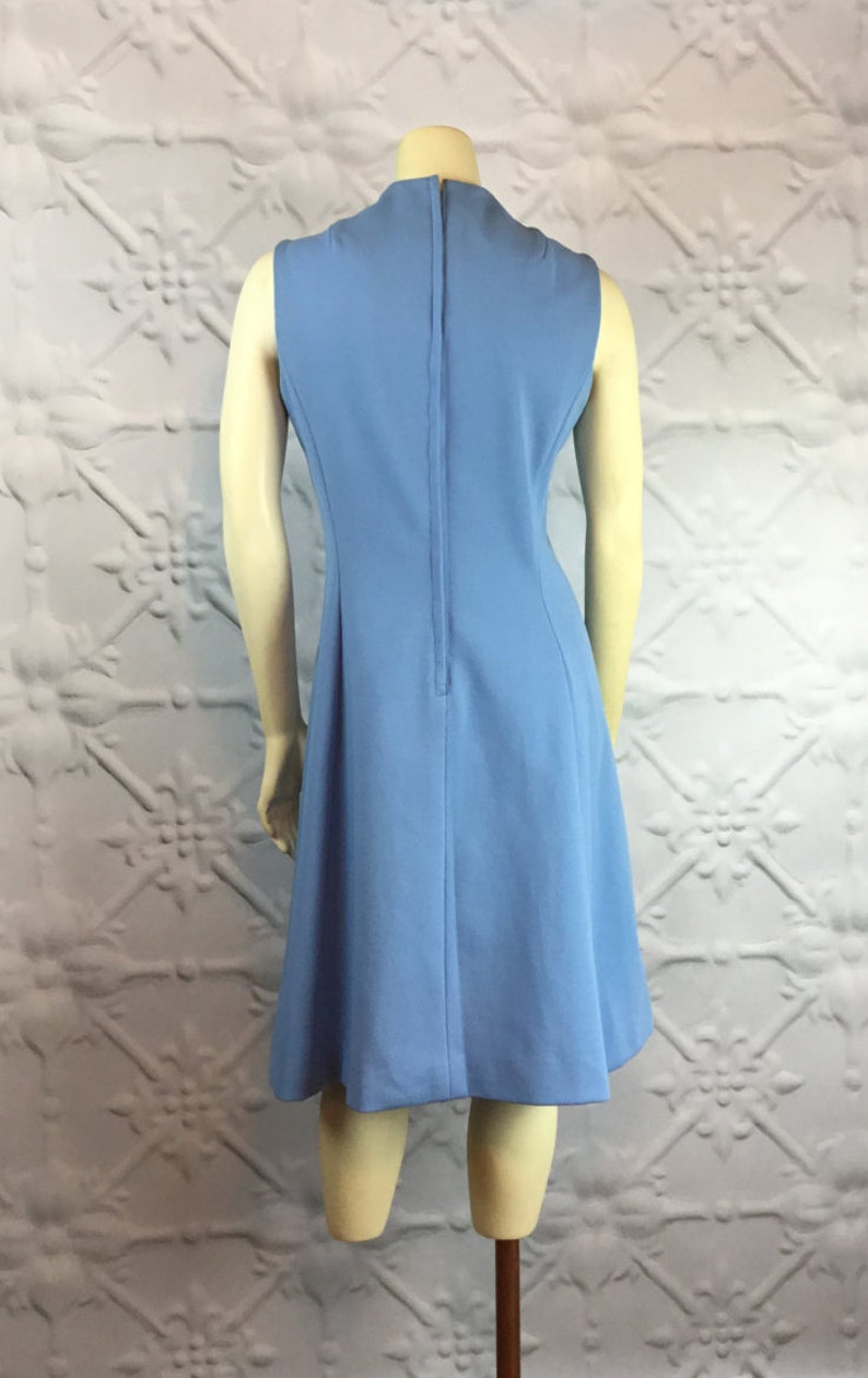 Vintage 1960s Mod Cocktail Dress with Rhinestone Accent / MCM | Etsy