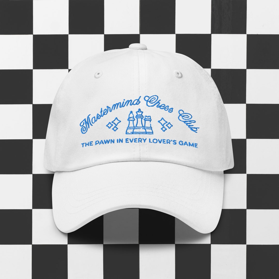 Mastermind Chess Club Blue Text, Dad Hat, Baseball Cap - Etsy