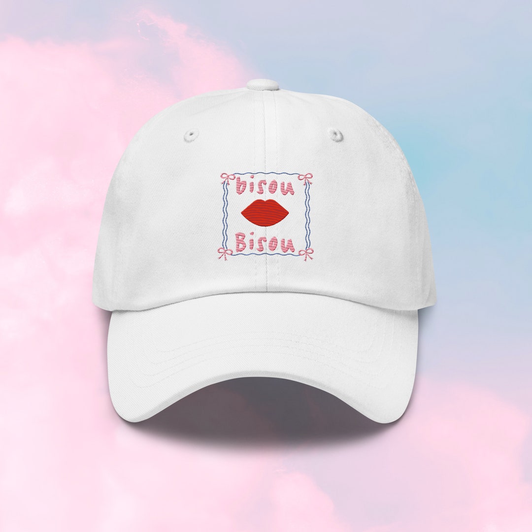 Bisou Bisou / Kiss Kiss in French Baseball Cap Dad Hat - Etsy
