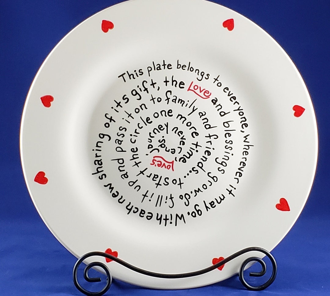 Giving Plate / Sharing Plate - Etsy