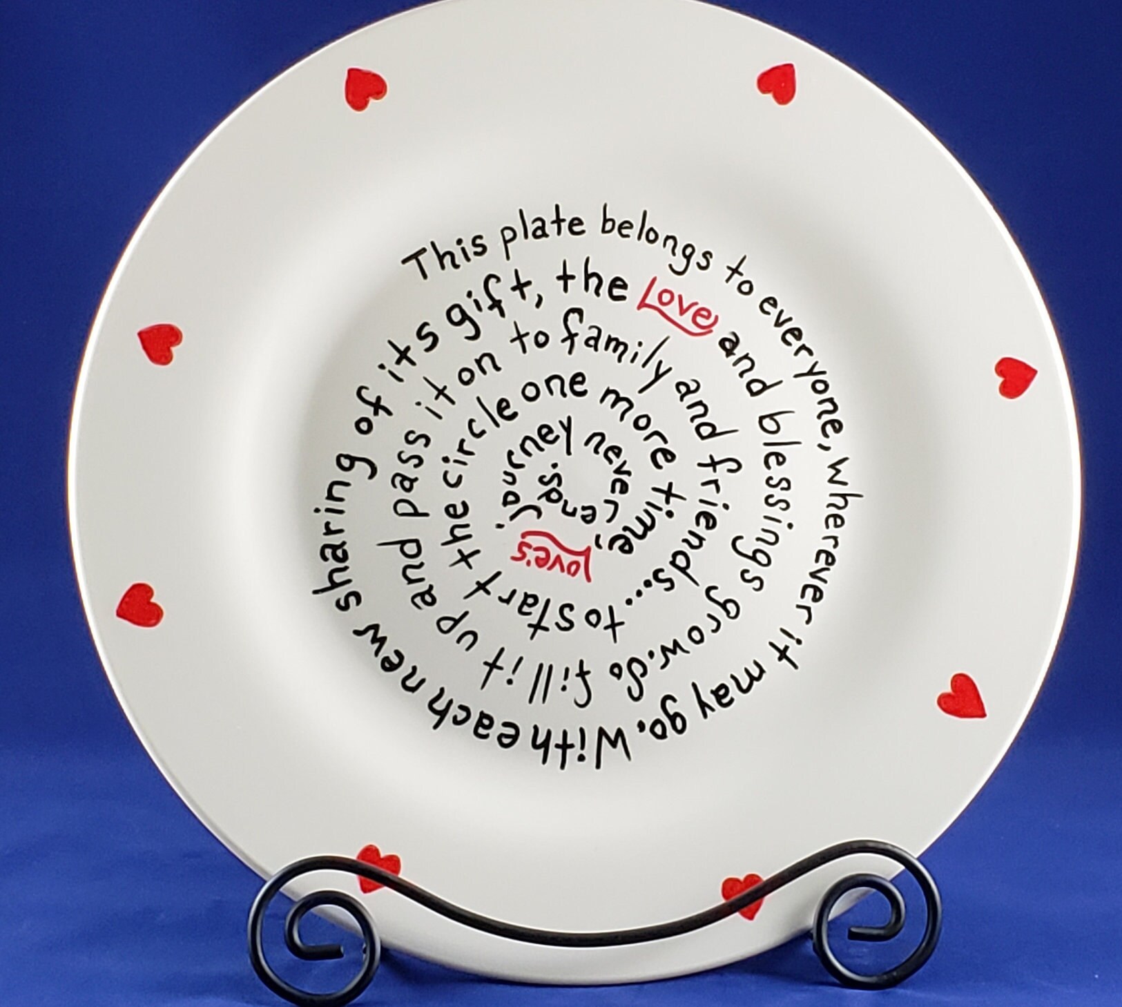 Giving Plate / Sharing Plate - Etsy