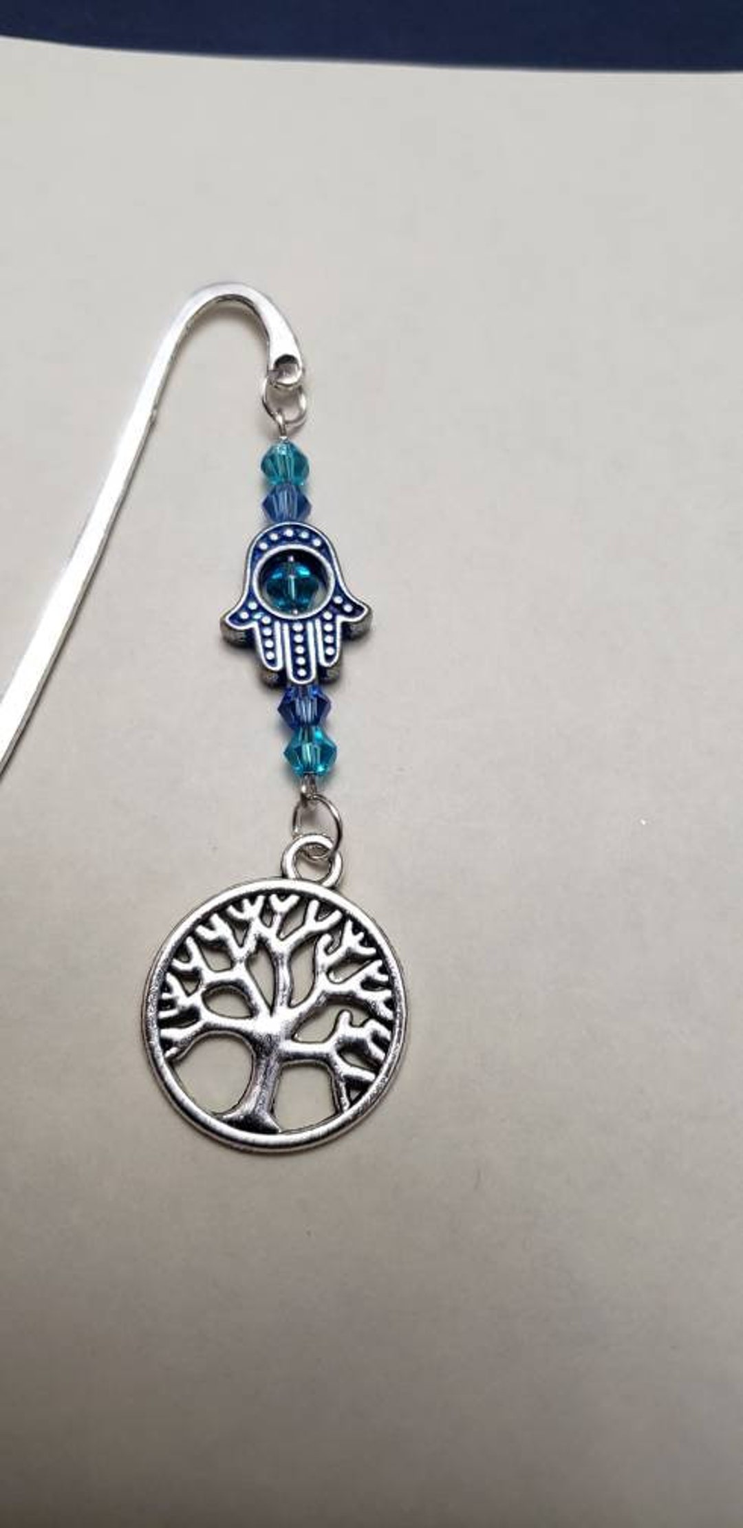 Jewish Star Bookmark; Judaica Bookmark; Star of David Bookmark; Hamsa ...