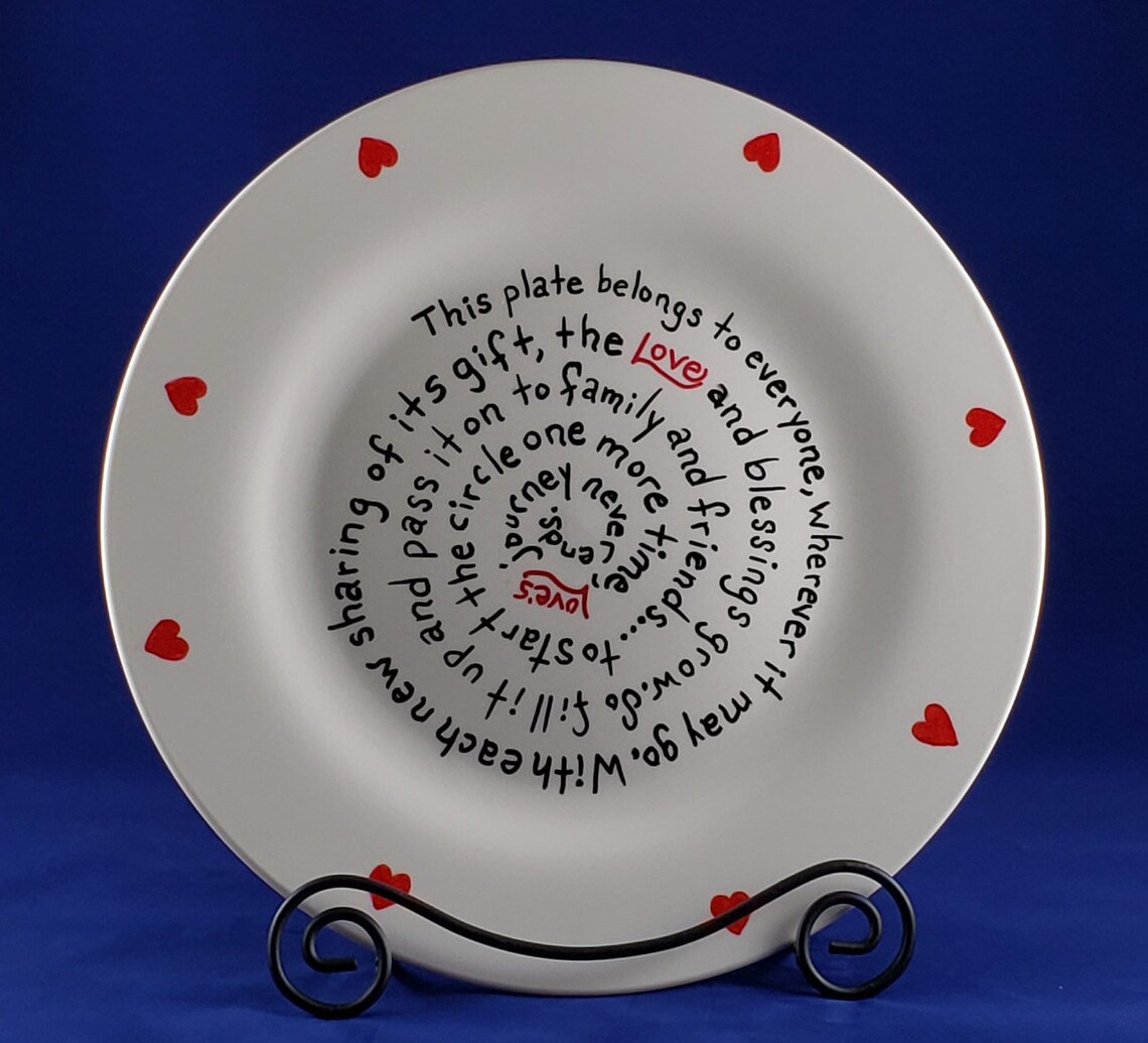 Giving Plate / Sharing Plate - Etsy